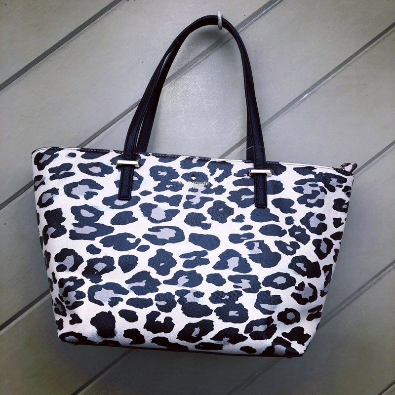 Kate Spade Animal print tote | EcoChic Boutique